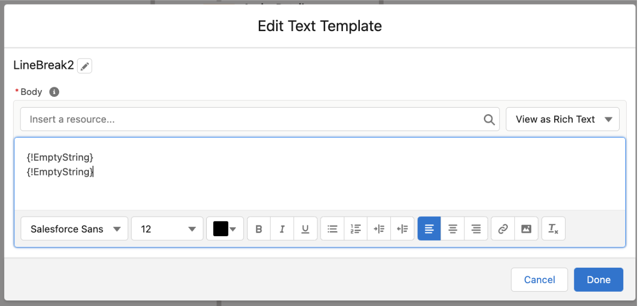 Improving Salesforce Flow selection options - Fluido